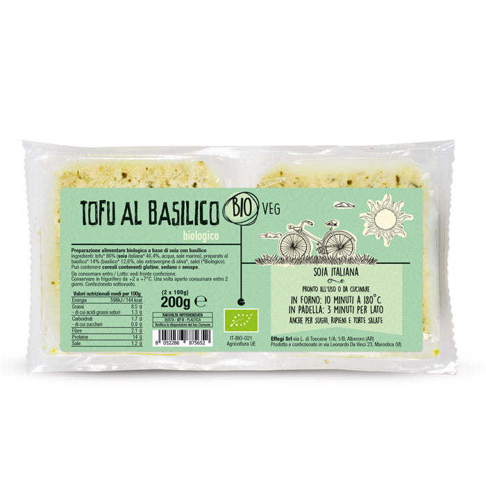 Tofu al Basilico Bio Veg – 200g – Kathay